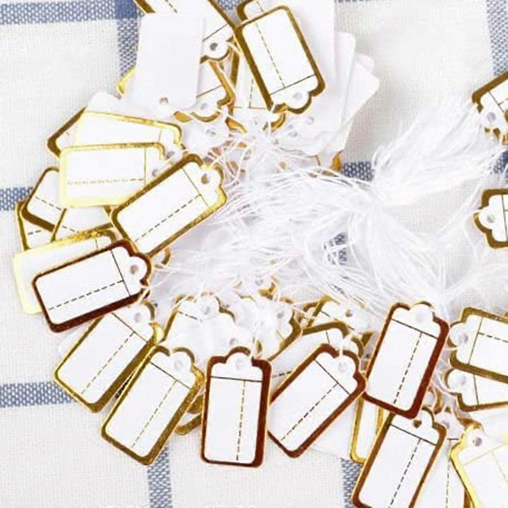 400 Pcs Paper Jewelry Price Tags with Hanging String Marking Tags ...
