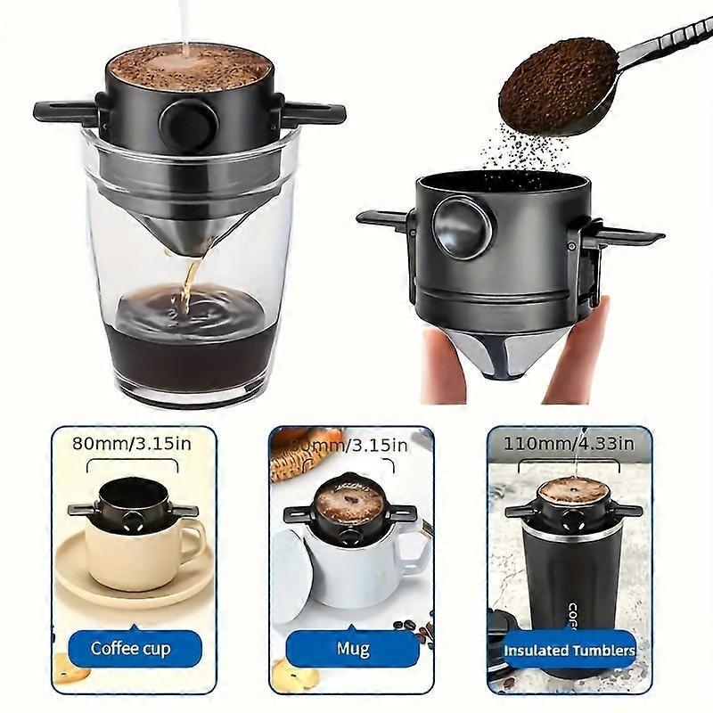 1pc, Stainless Steel Coffee Filter, Suitable For Portable Coffee ...