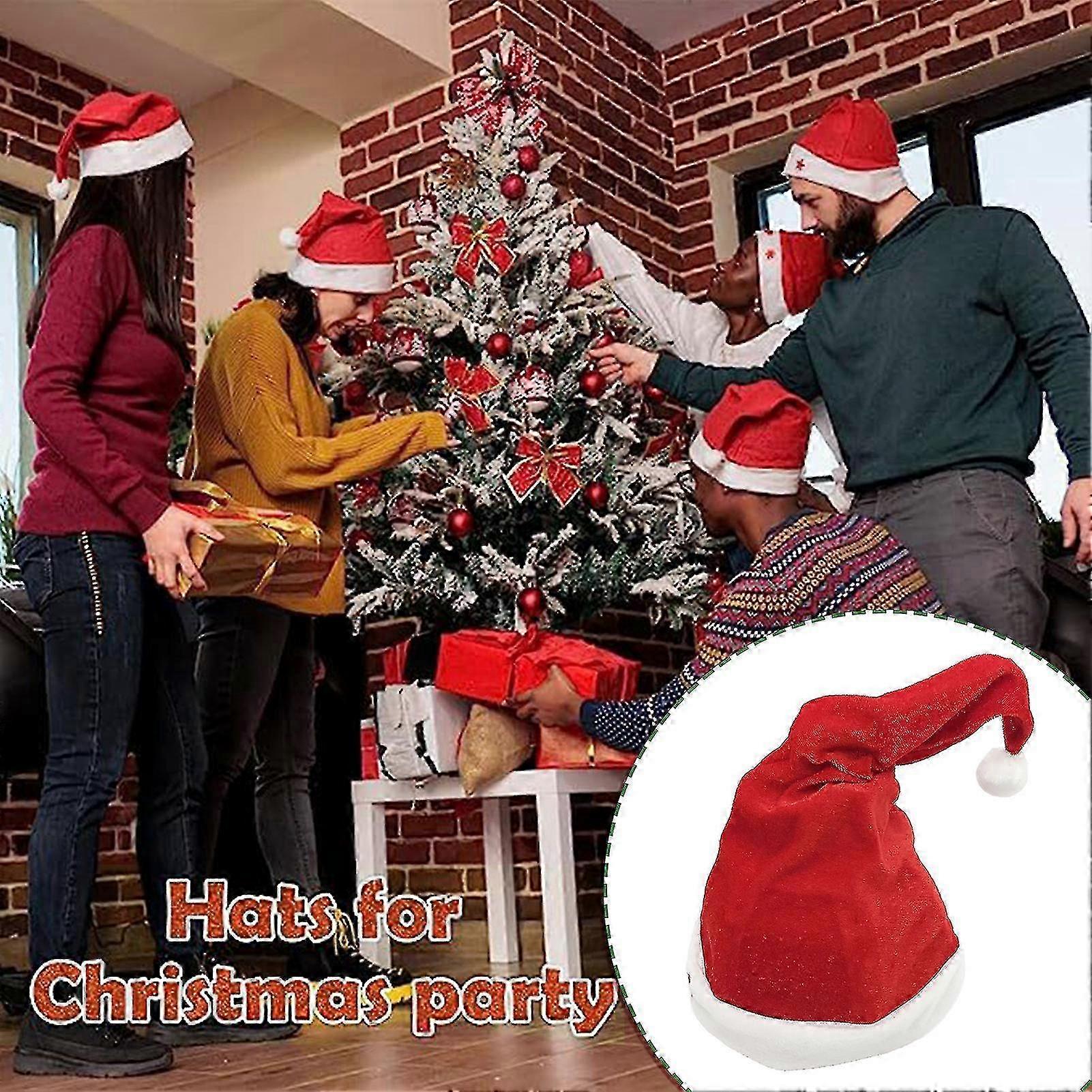 Electric Christmas Santa Hat Battery-Operated Funny Shaking Dancing ...