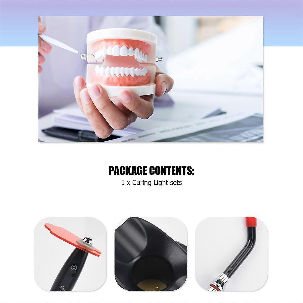 Wireless LED Dental Curing Light Device Dental Polymerized Resin ...