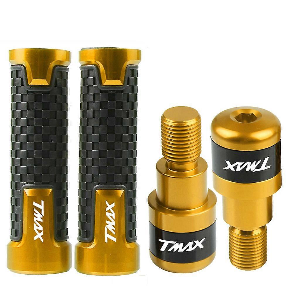 TMAX LOGO Motorcycle CNC Accessories Handlebar Handle Grips cap For ...