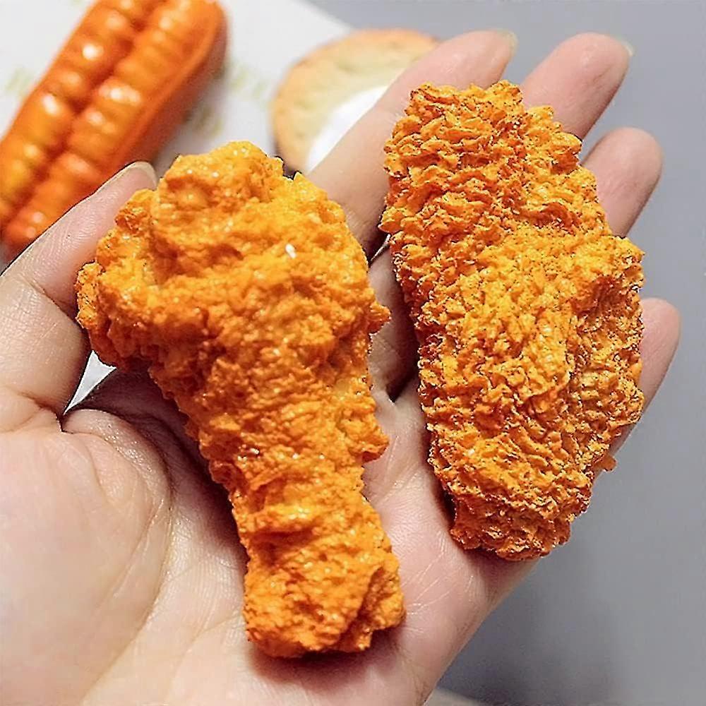 Fast Food Refrigerator Magnets, Resin Fried Chicken Wings Legs Fridge ...