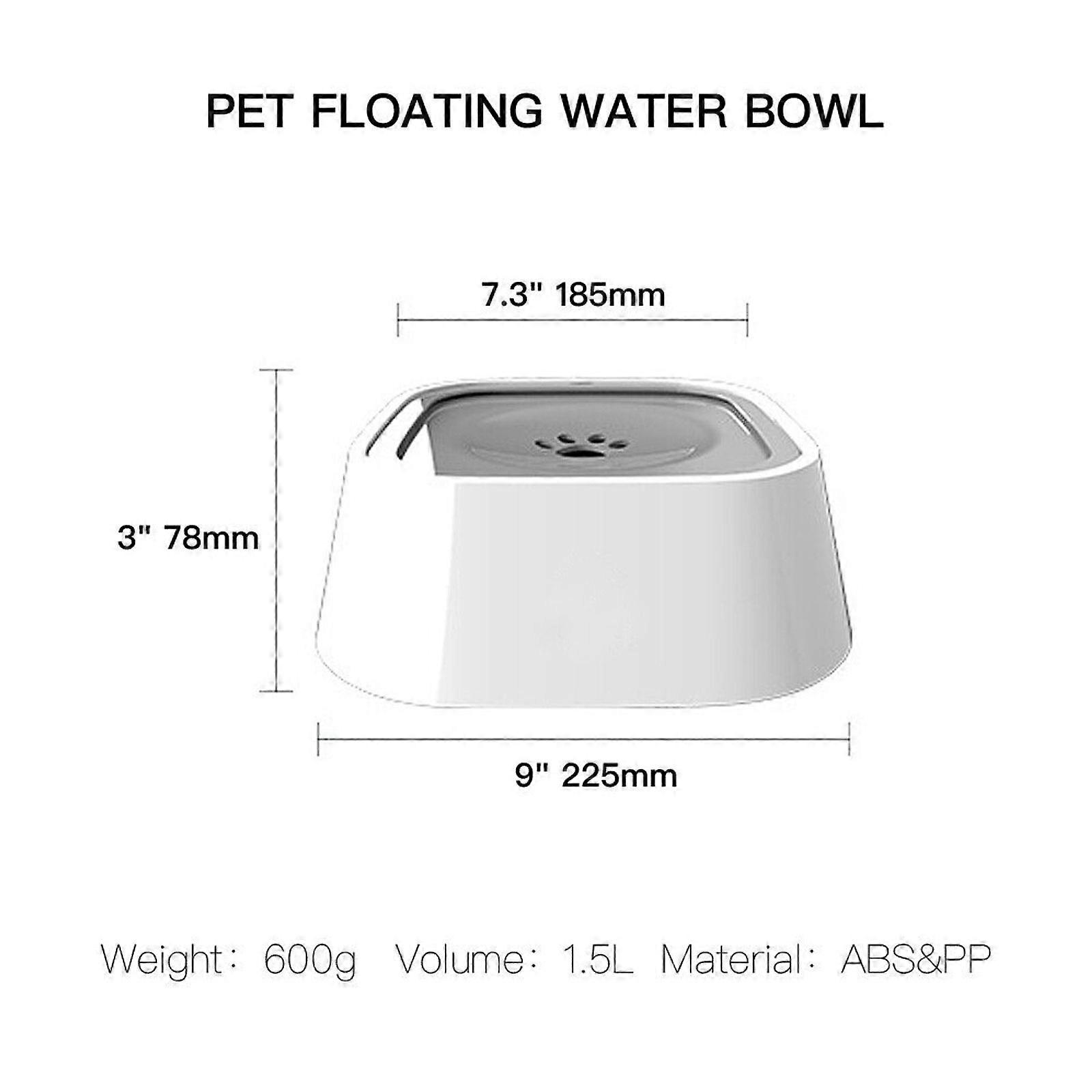 No-Spill Dog Water Bowl Splash-Proof Design for Clean Floors | Fruugo UK