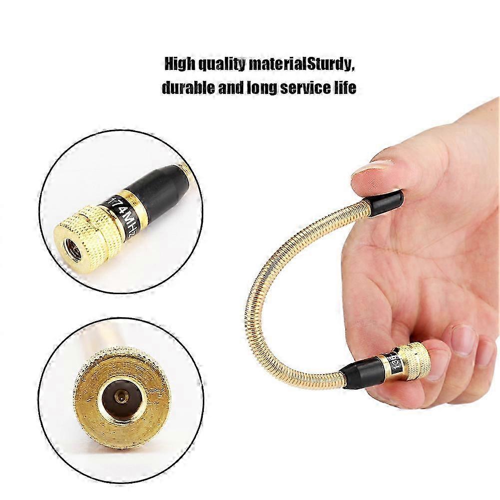 Golden SMA Male Flexible Spring Antenna VHF for Yaesu VX-3R, VX-800, FT-250R, VX-8R, VX-150, FT ...