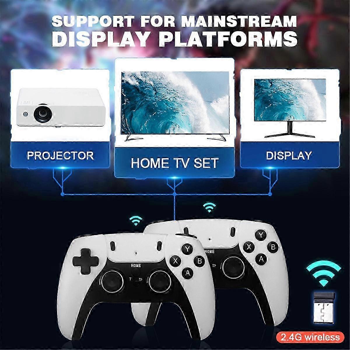 M8 PRO TV Video Game Console 64GB 20000 Games 2.4G Double Wireless ...
