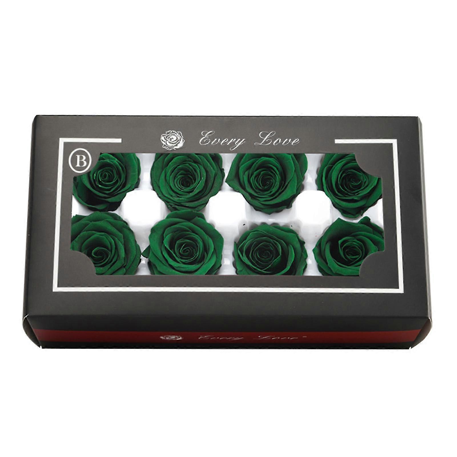 8Pcs Eternal Rose Flowers Vibrant Color Natural-Looking Forever Blossom ...