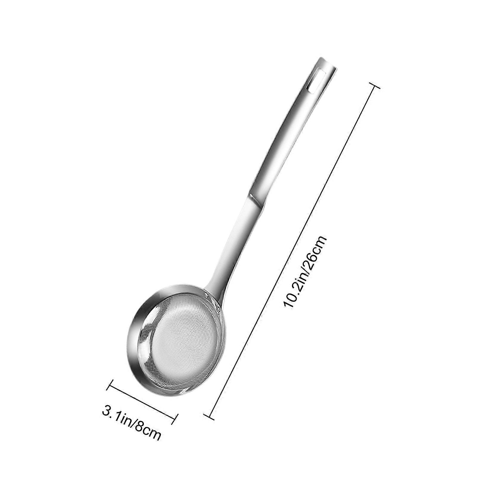 Hot Pot Fat Skimmer Spoon Stainless Steel Fine Mesh Strainer Foam ...