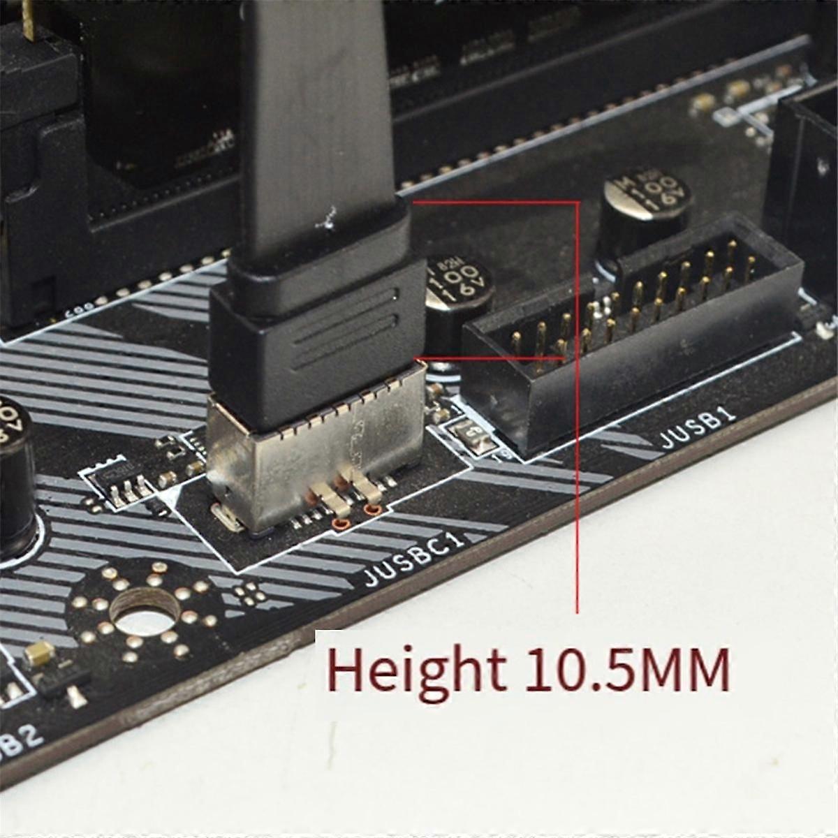 Connectors USB 3.2 Front Panel Extension Cable,GEN2x2 Baffle Cable TYPE ...