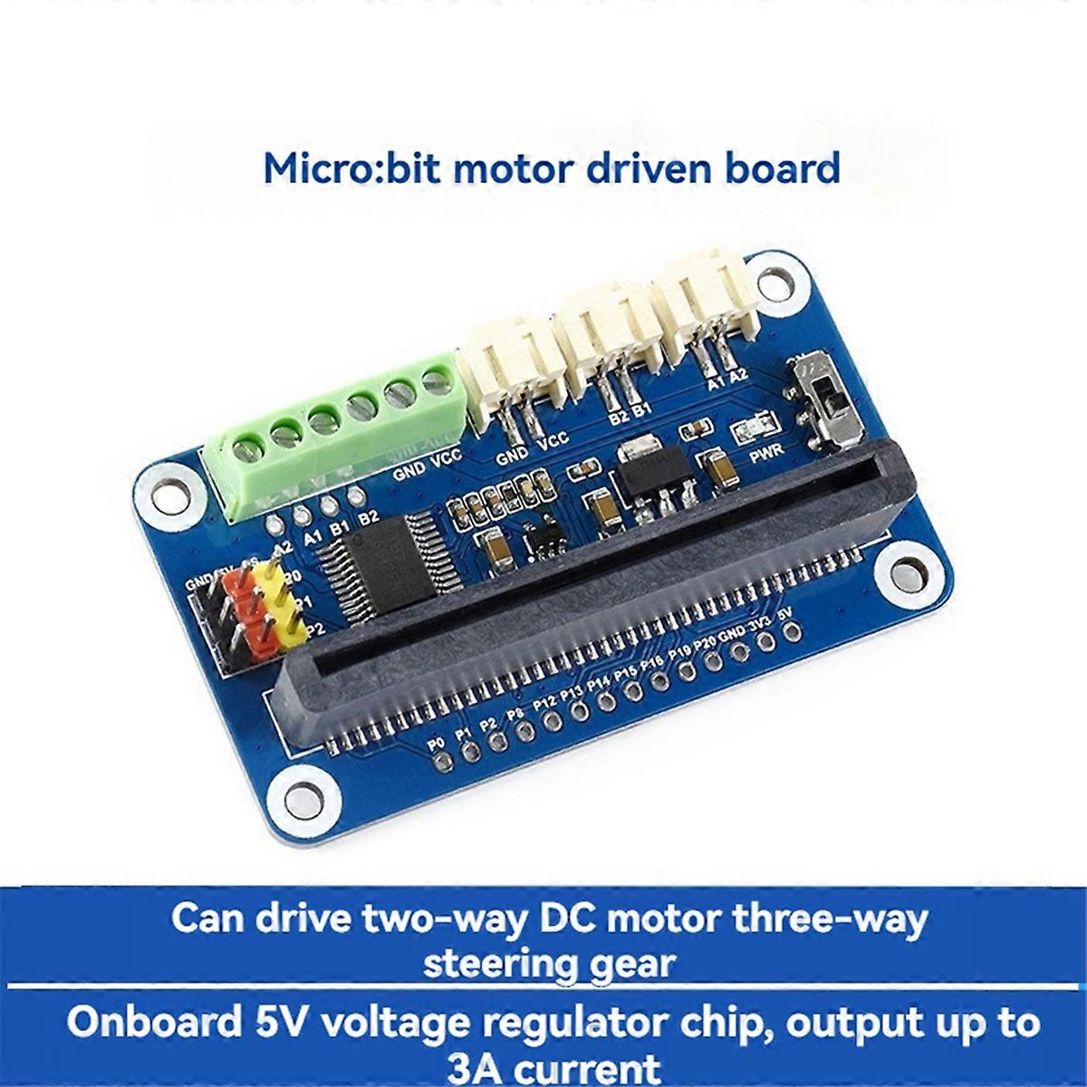 2 Channel Motor Driver Expansion Breakout Board for BBC Microbit Micro ...