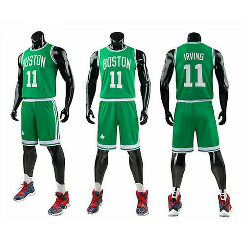 Green Boston No.11 Sleeveless Undershirt Jersey Adult Basketball ...