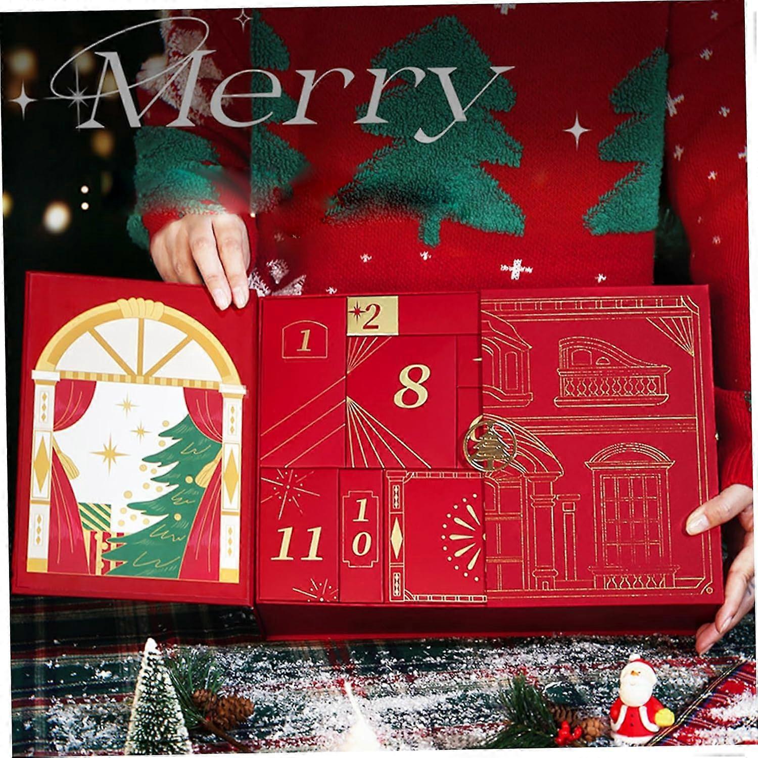 Advent Calendar 2025 with 12 Fillable Boxes, DIY Christmas Countdown ...