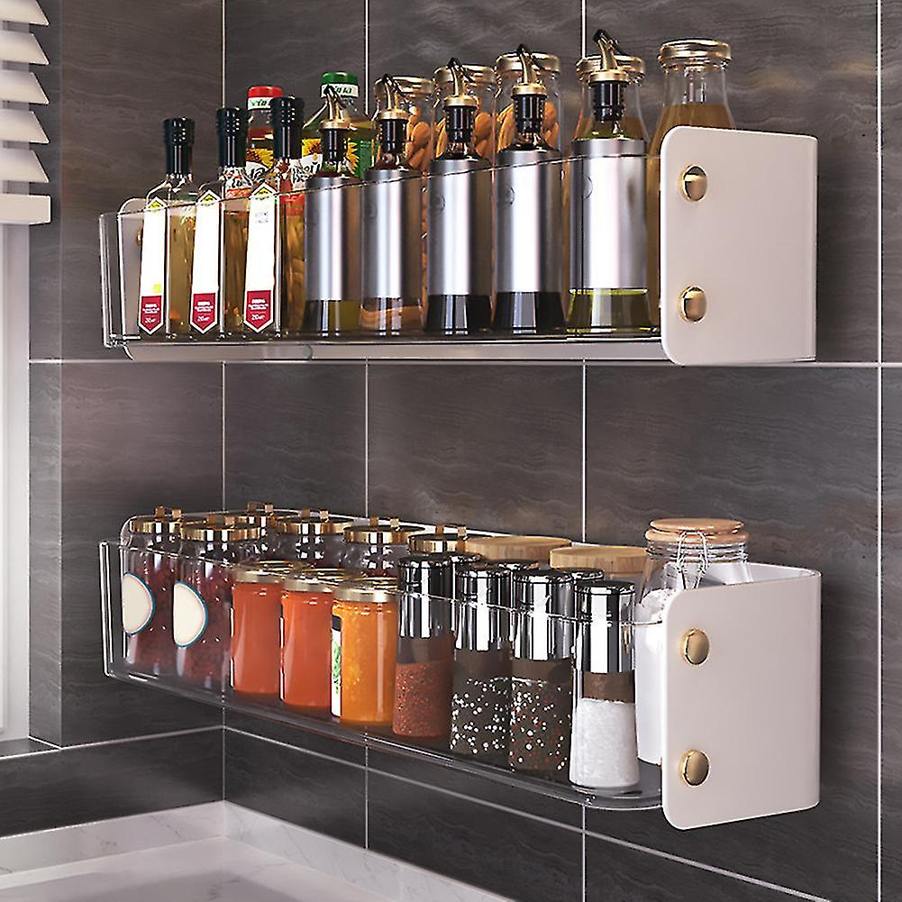 Kitchen Shelves Wall Shelves Spice Rack Organizer Display Shelf Wall ...