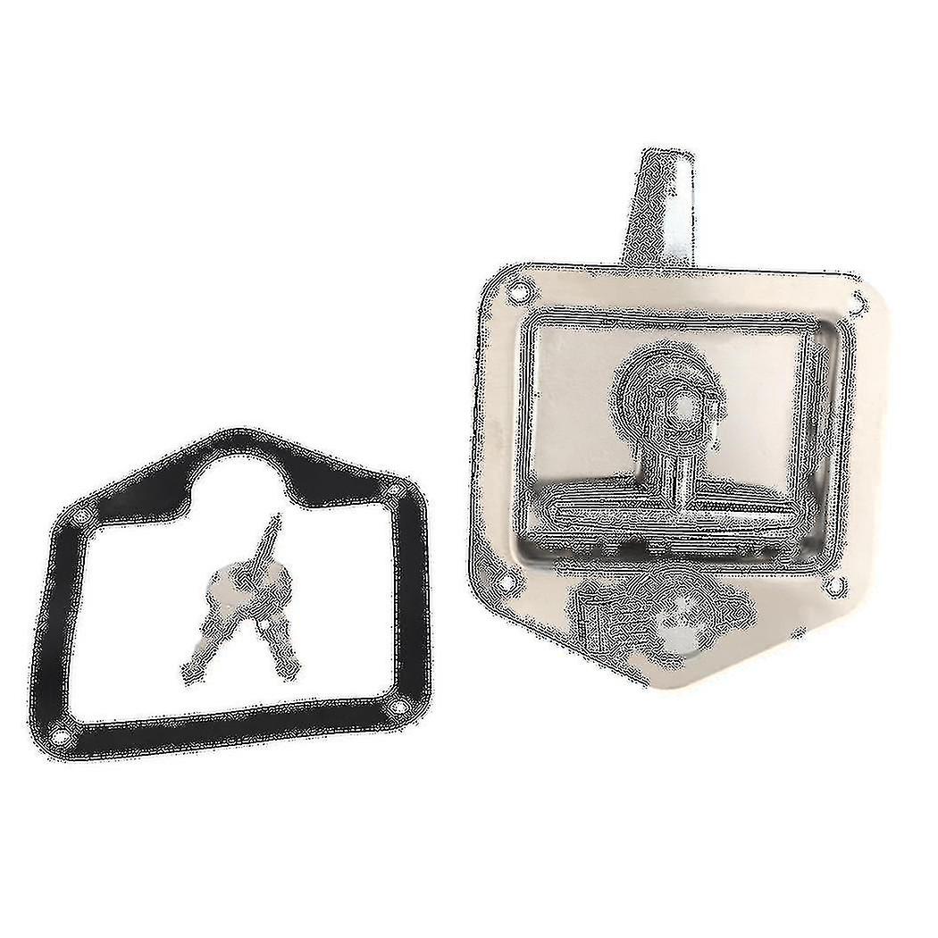 Stainless Steel Folding T-shape Handle Lock Tool Box Keys Kit For Truck ...