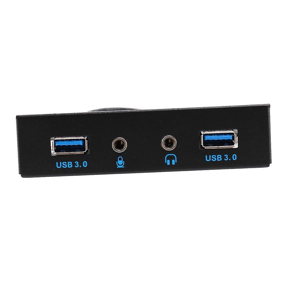 3.5'' 2 Usb3.0 A Hub + Hd Audio To 20pin Header Floppy Front Drive ...