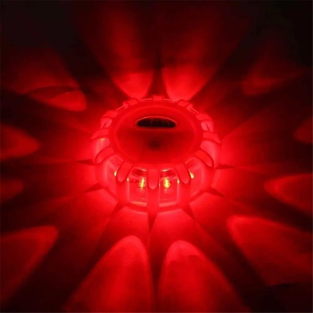 8/12Led Flares Emergency Lights Roadside Safety Beacon Disc Flashing ...
