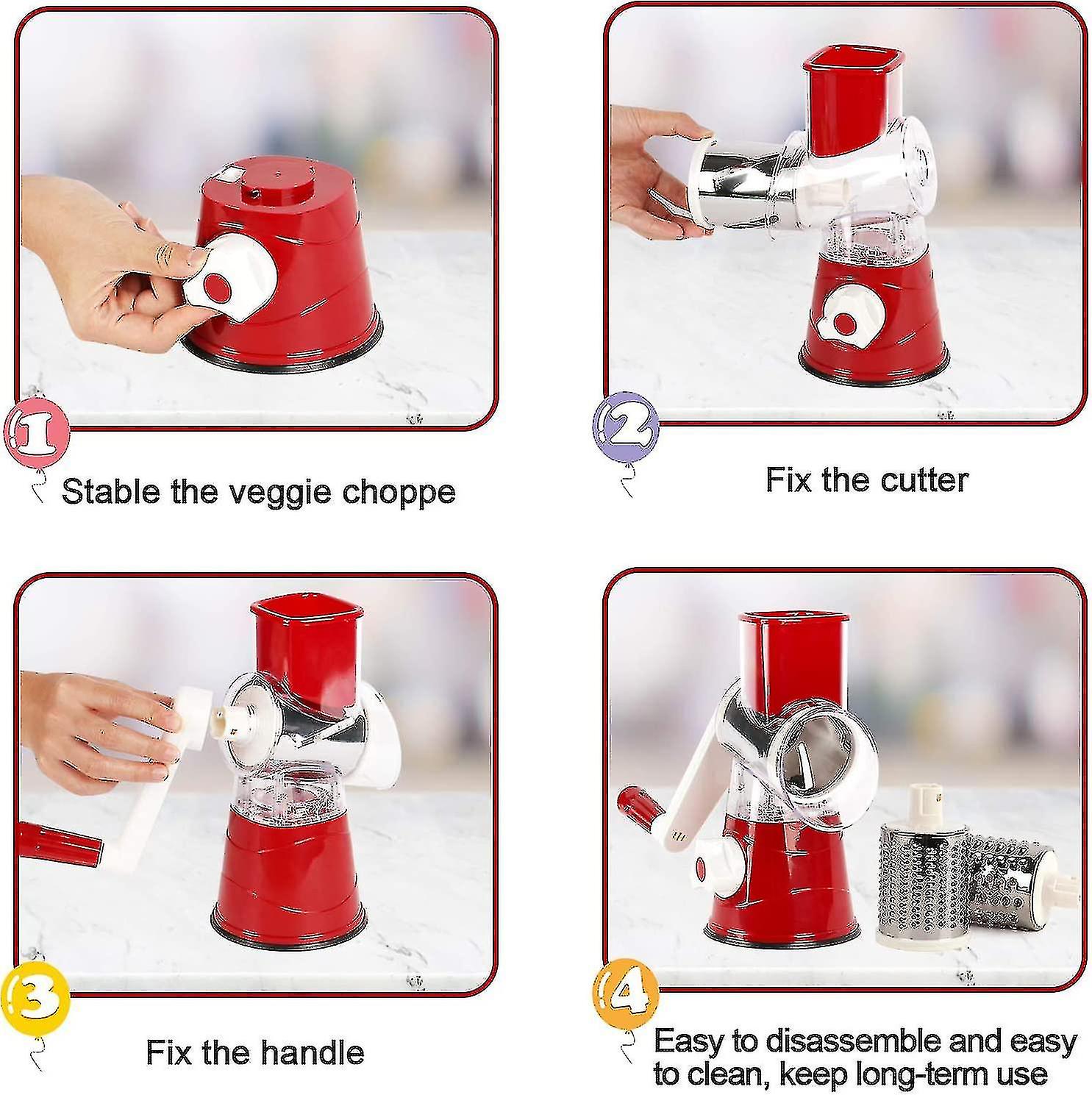 Rotary Cheese Grater, Graters For Kitchen, Cheese Grater Efficient ...