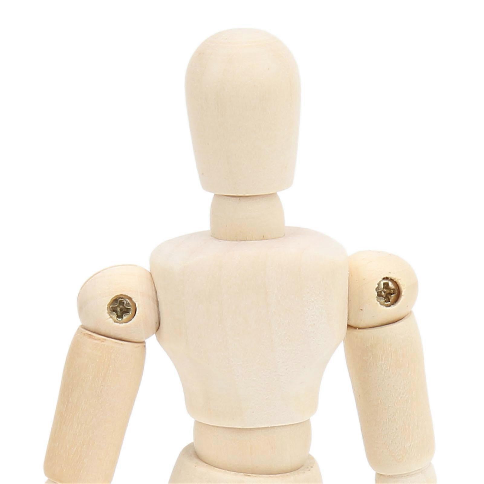 Wooden Mannequin 14 Rotatable Joint Drawing Mannequin Human Body ...