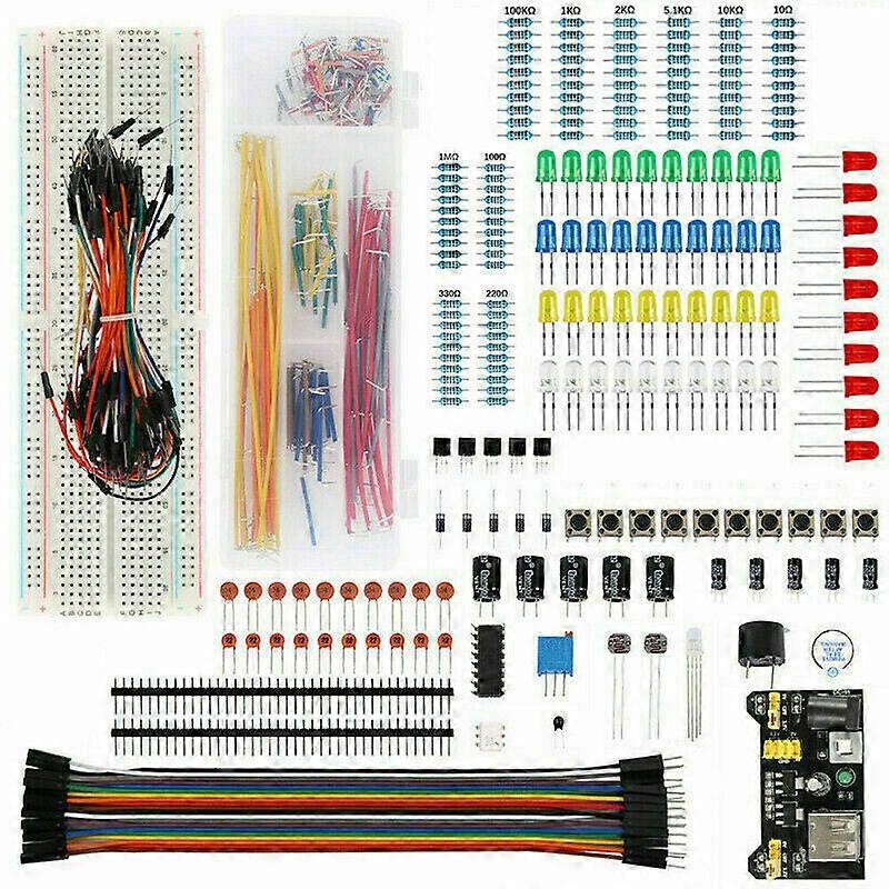 Arduino Elektronik Bileşenler Seti için 830x Ahududu Breadboard ...