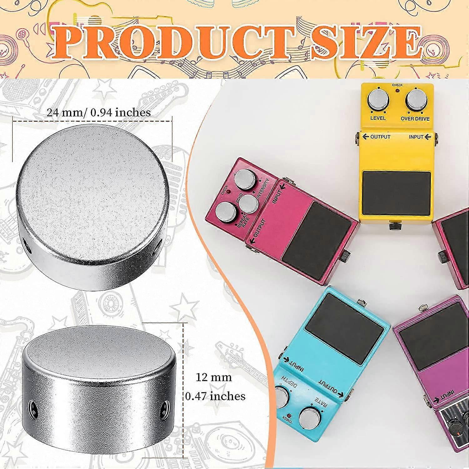 Effects Pedal Footswitch Topper, Barefoot Pedal Buttons, Guitar Effect ...