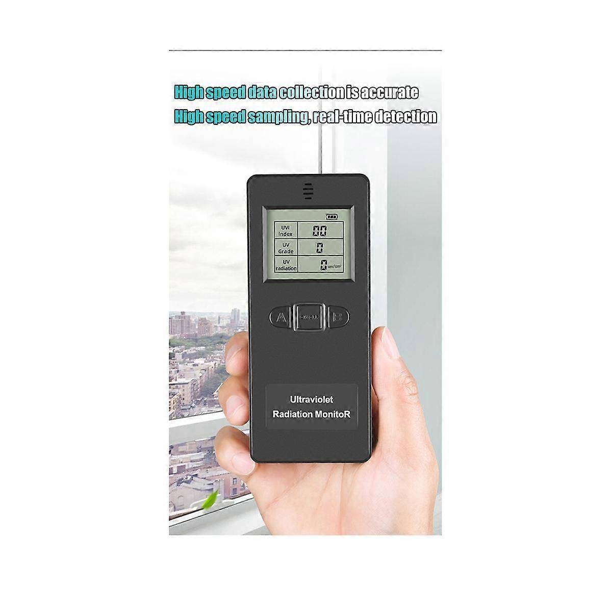 Ultraviolet Radiation Monitor, Digital UV Detector Office Outdoor ...