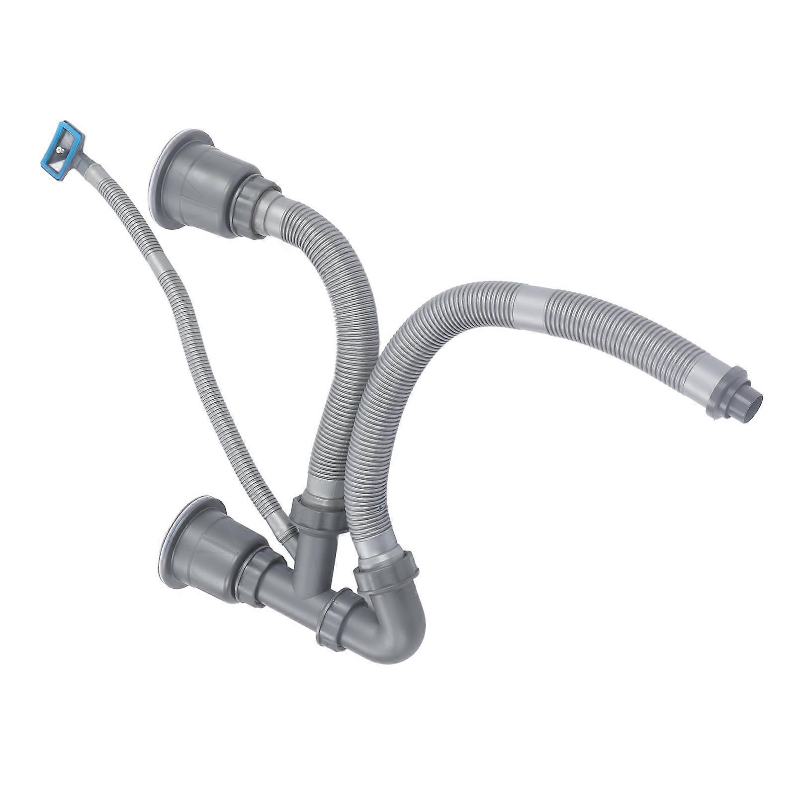 Kitchen Sink Double Hose Drain Kit Quick Draining Expandable Multiple ...