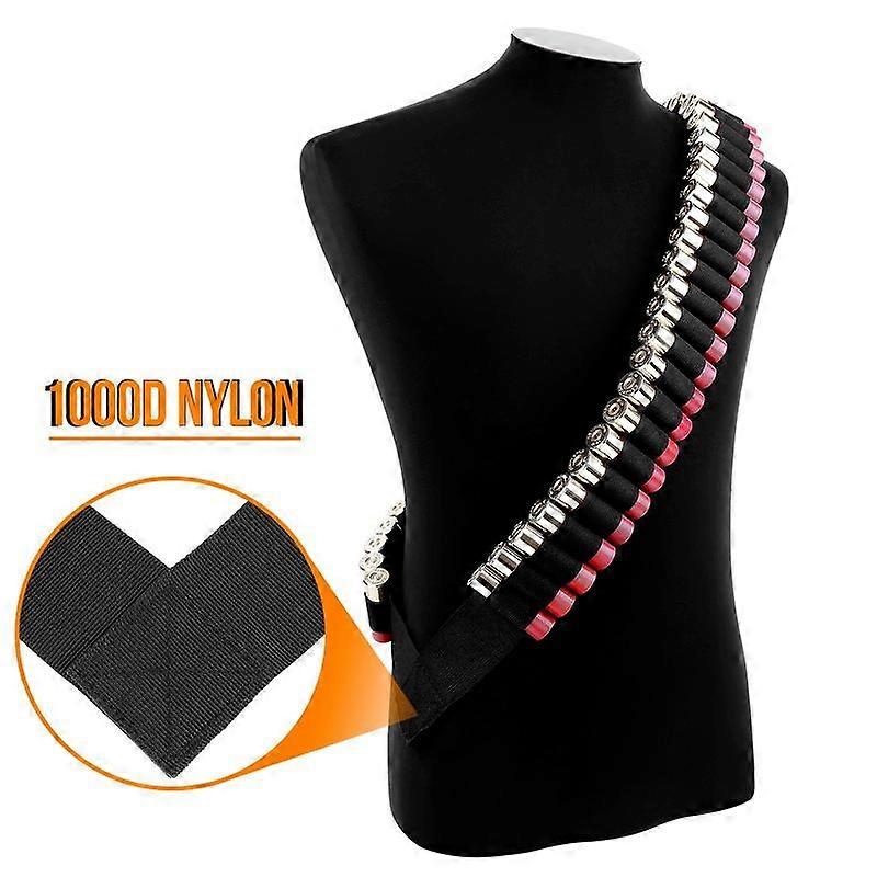 50 Shotgun Shell Bandolier Belt Tactical 140*5cm Cartridge Belt Airsoft ...