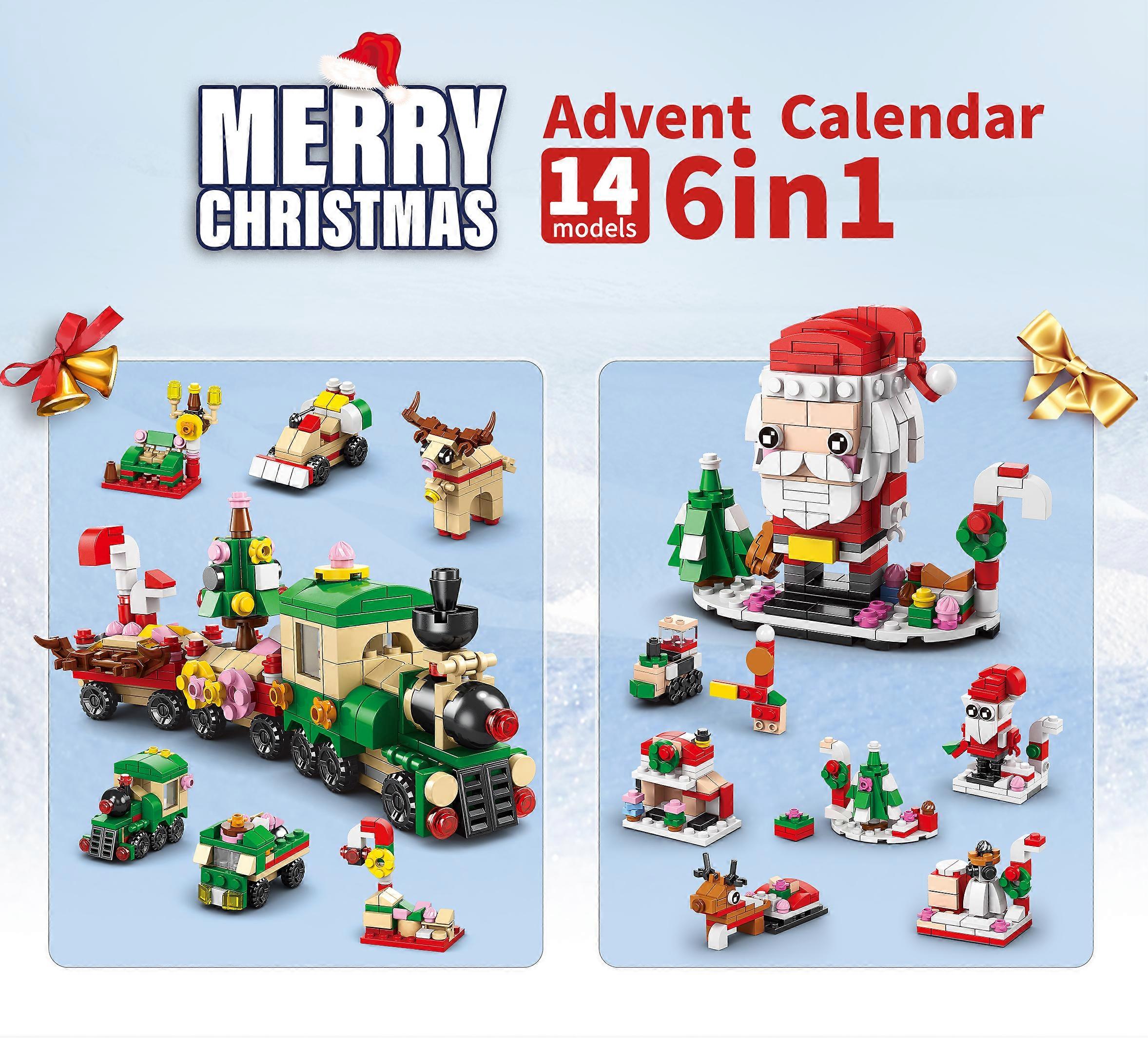 Advent Calendar 2024 Christmas Building Set 12 Days Countdown Toys for ...