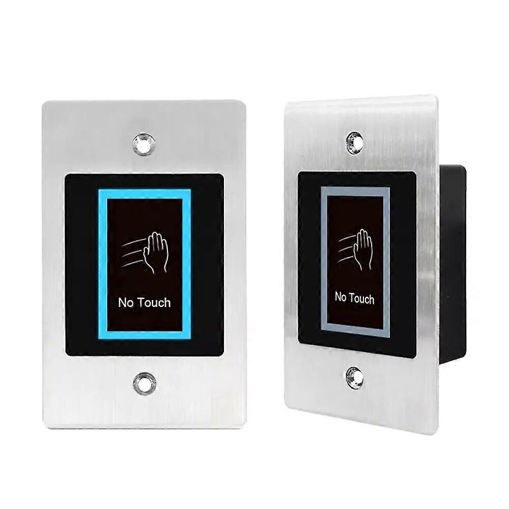 Embedded Backlight Touchless Infrared Switch Exit Button Wireless Wired ...