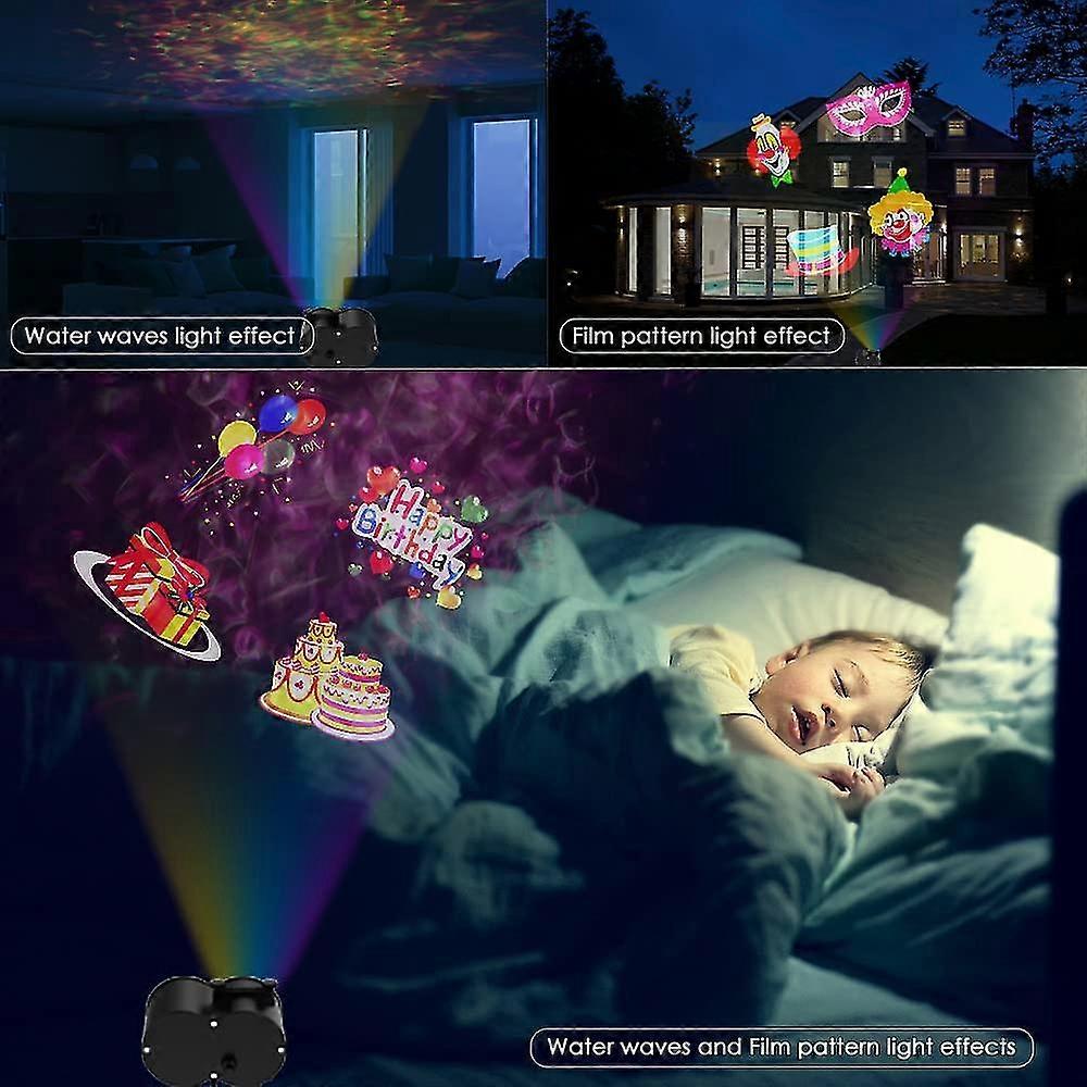 2024 New Models Outdoor Indoor Christmas Projector, Outdoor Halloween ...