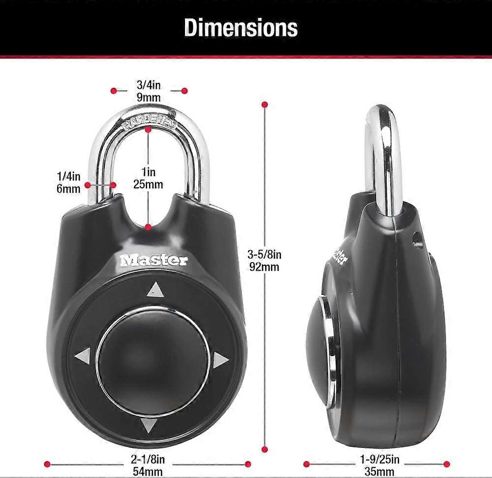 Multipurpose Four Arrow Directional Master Combination Lock, Set Your ...