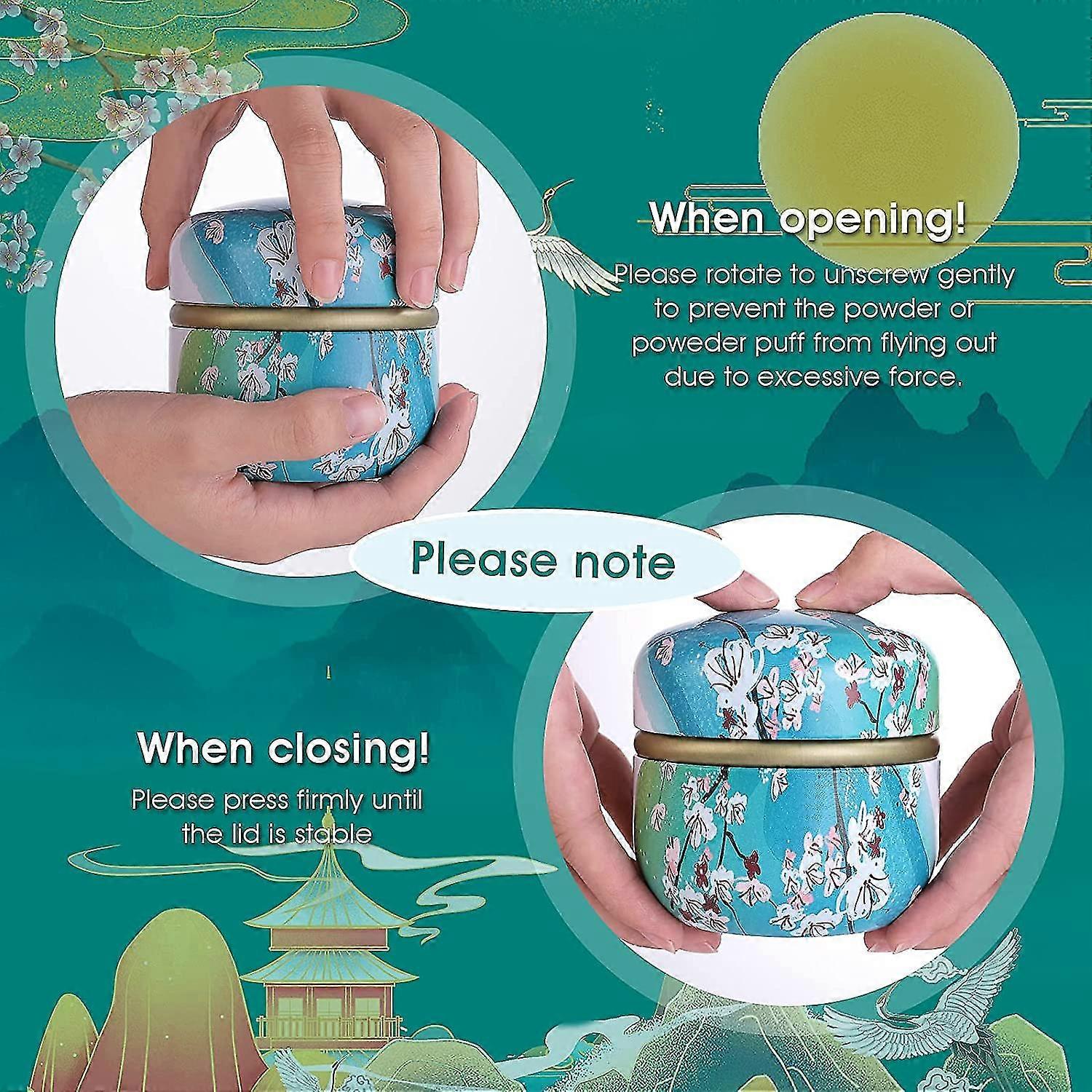 Powder Case With Powder Puff For Body Powder Body Powder Puff And ...