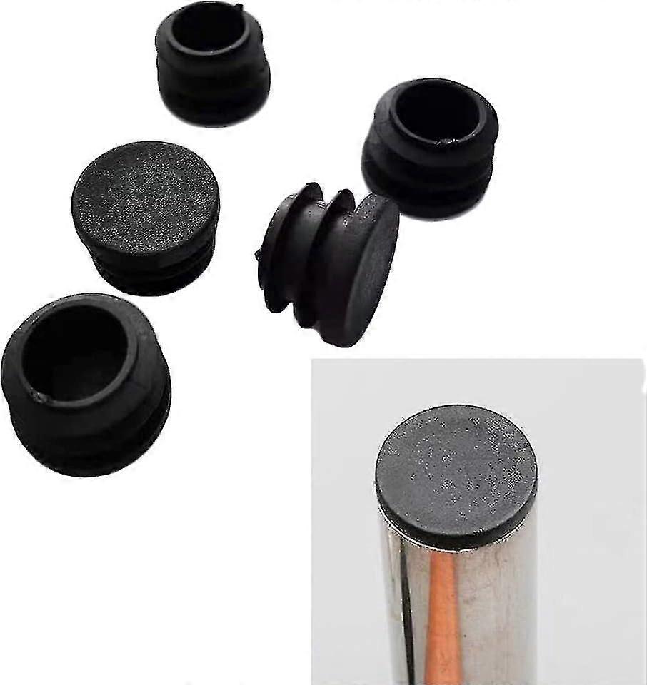 32 Pieces Round Ribbed End Caps For Tubular Legs Of Furniture, Tables ...