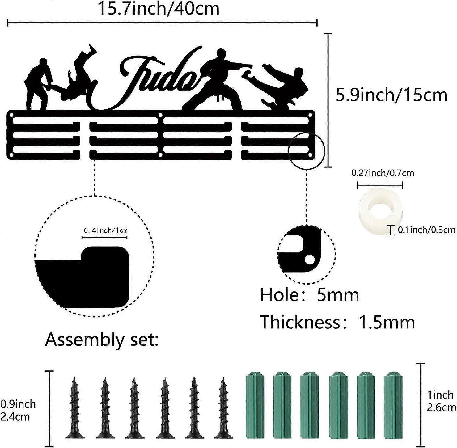 Judo Medal Display Holder Sports Medals Hanger Judokas Awards Display ...