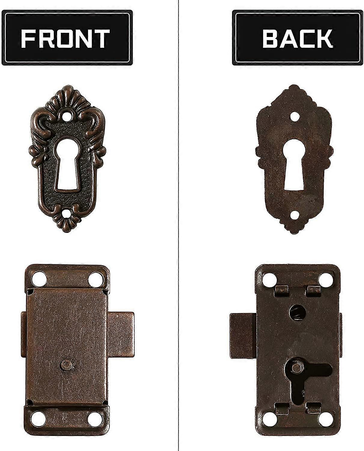 Vintage cabinet door lock, antique cabinet door lock, furniture lock ...