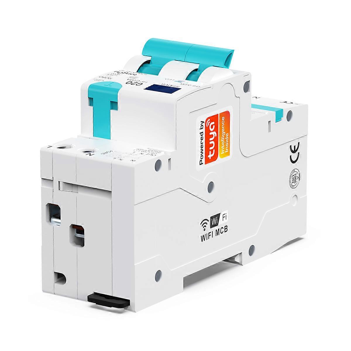 WIFI RCBO Adjustable Smart Circuit Breaker Residual Current Circuit ...