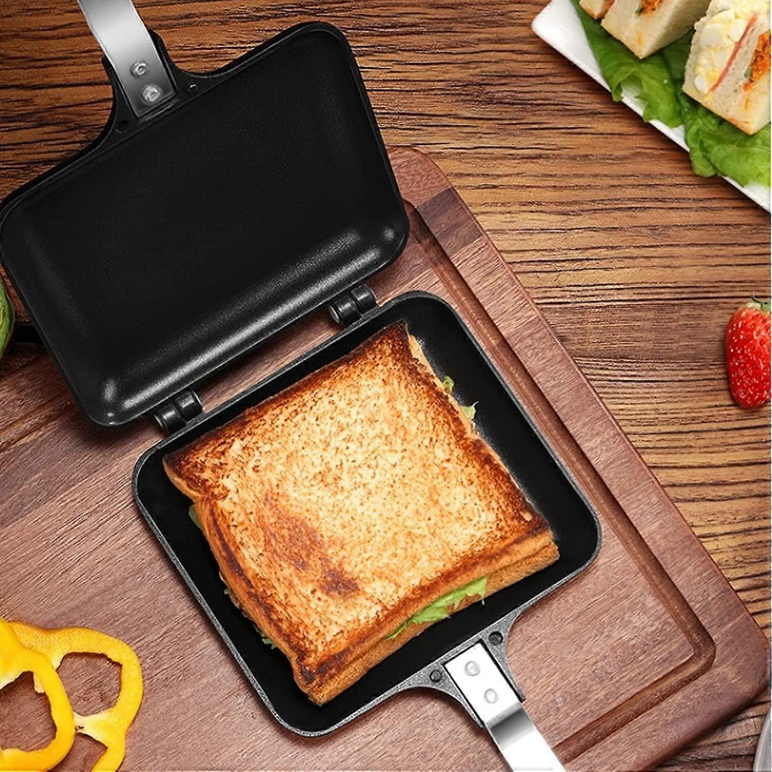 Manual Sandwich Toaster, Gas Sandwich Toaster, Stove Top Waffle Iron ...