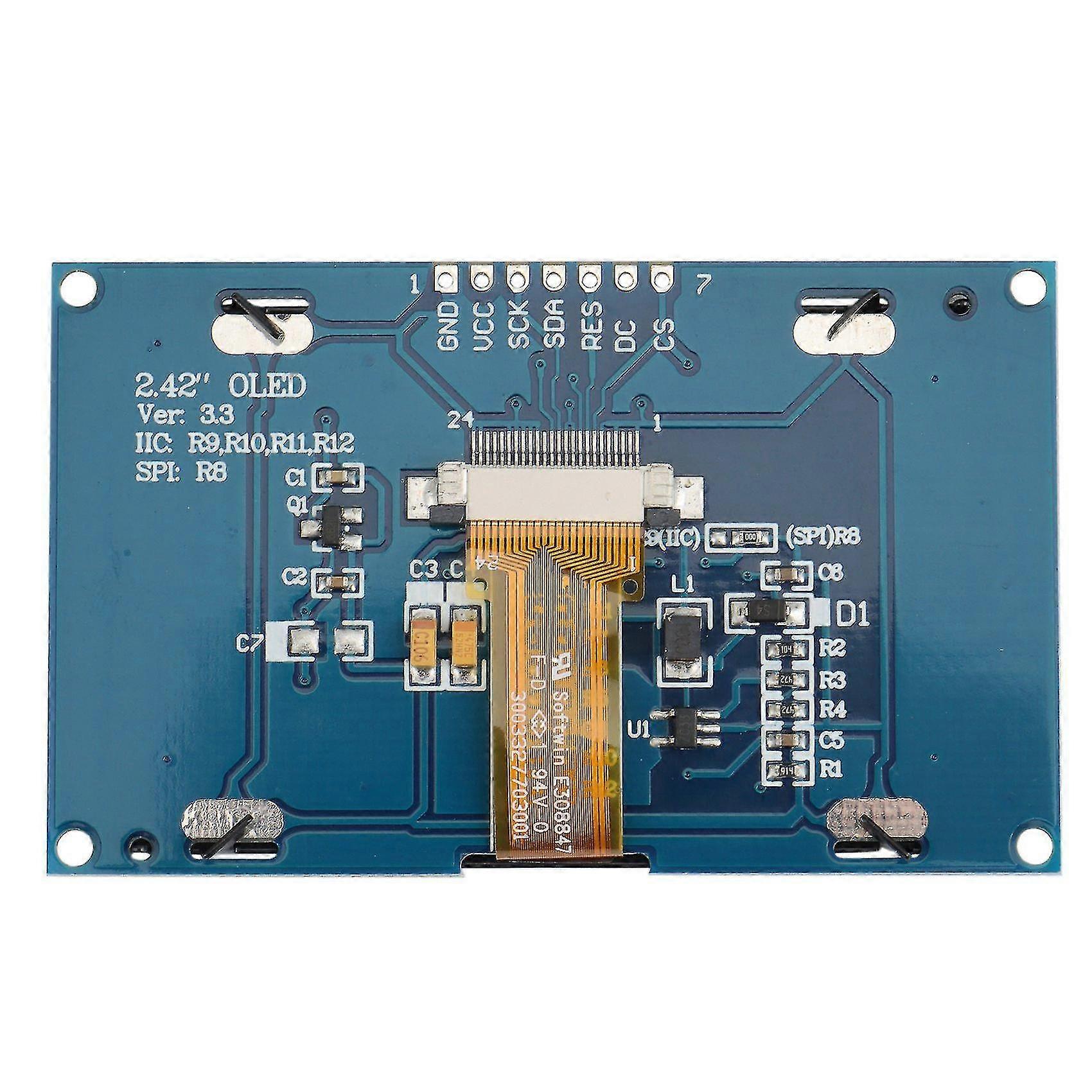 2.42 Inch 12864 128x64 Oled Display Module Iic I2c Spi Serial Lcd ...