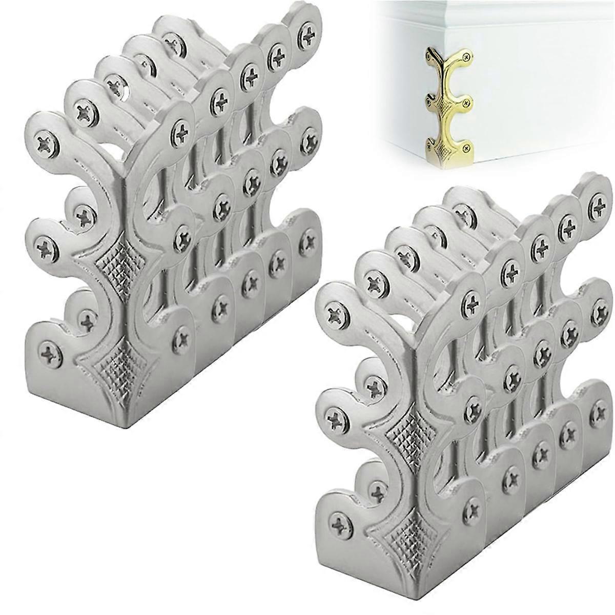 10PC Skiffers Baseboard Corner Protectors,Solid Brass Skirting Board ...