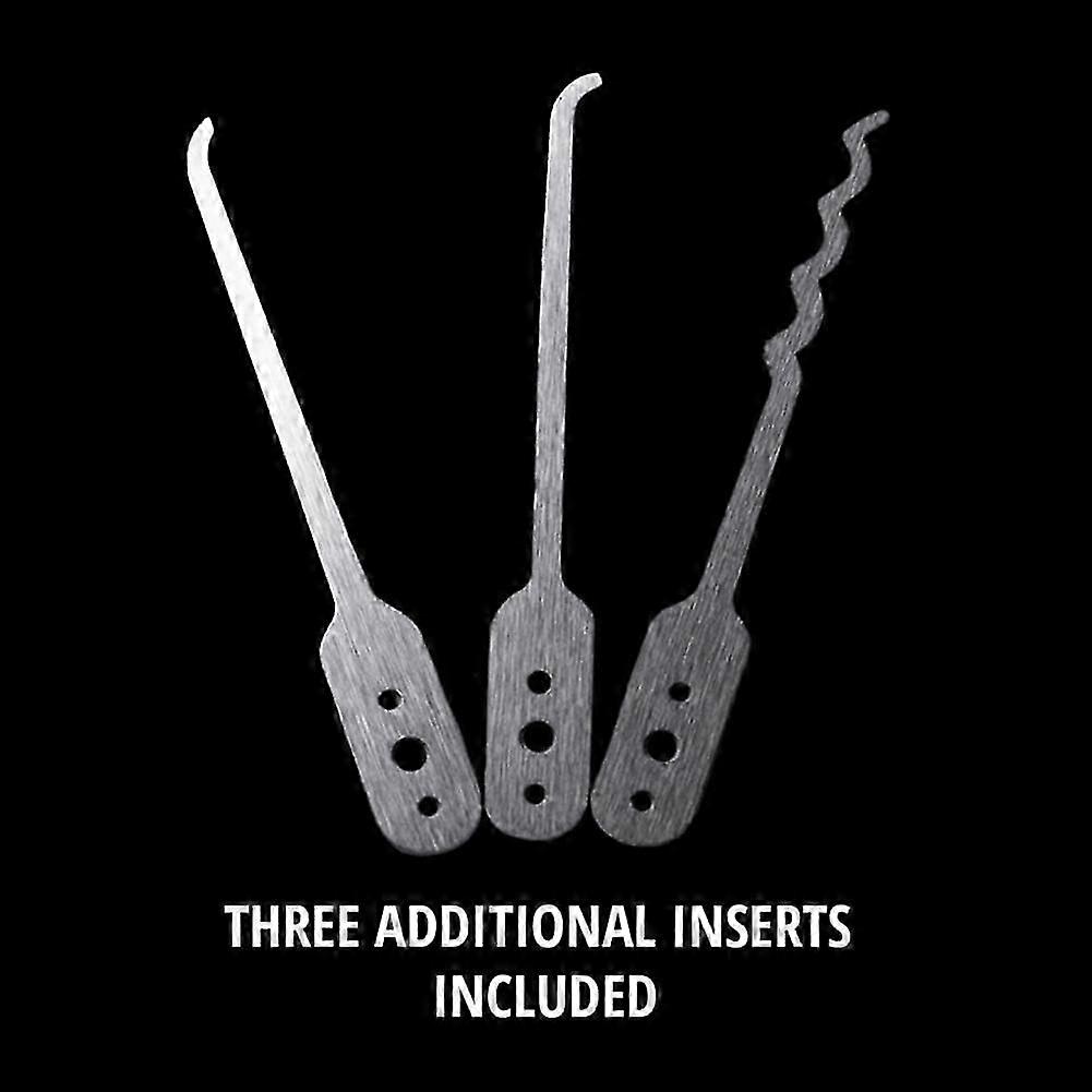 Steel Fidget Lock Pick Set with 4 Pick Profiles & Turning Tool ...