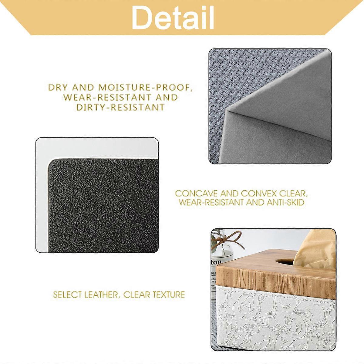 Marble Tissue Box Cover Rectangular,Facial Tissue Box Holder for ...