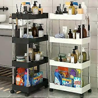 Opbevaringsvogn Høj kapacitet søm Opbevaringsstativ Spar plads Lager ...
