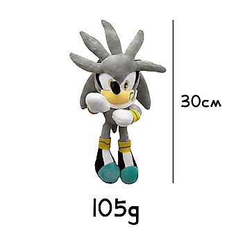 Sonic Grey Anime Plush Toy Kids Gift 30cm | Fruugo UK