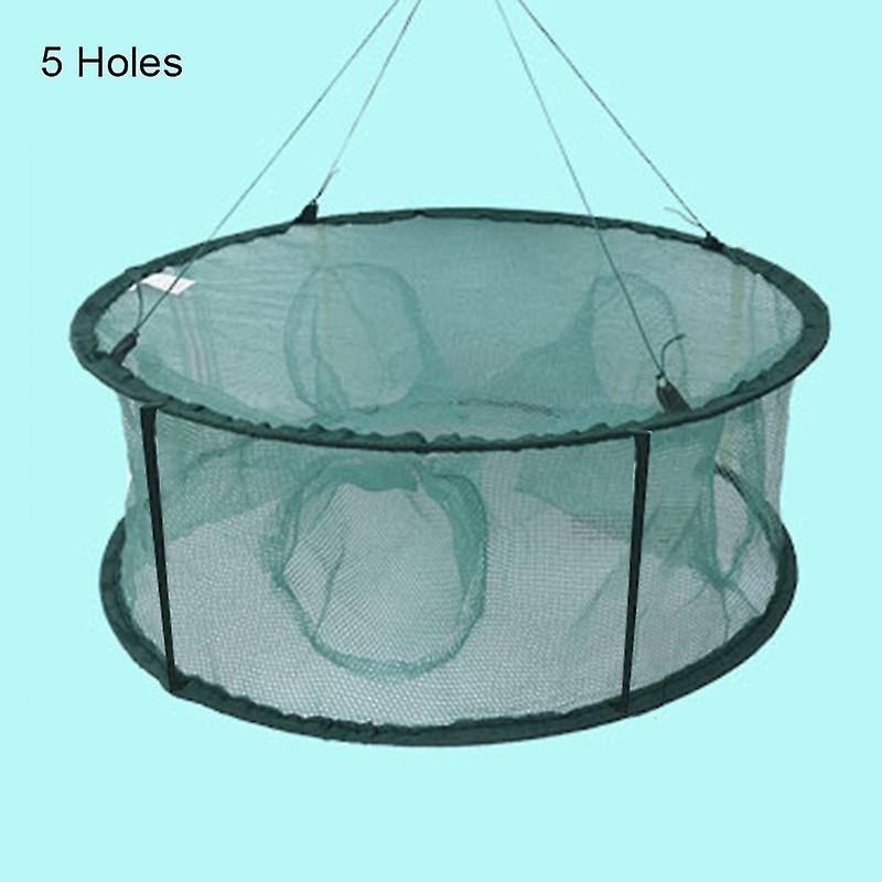Automatic Fishing Net Trap Cage Round Shape Opening for Crabs Crayfish ...