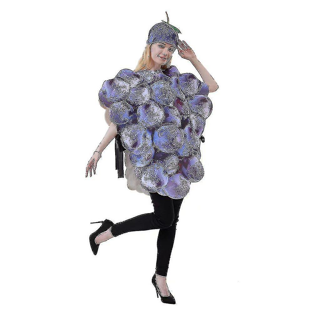 Adult Women Grape Costume For Halloween Carnival | Fruugo UK
