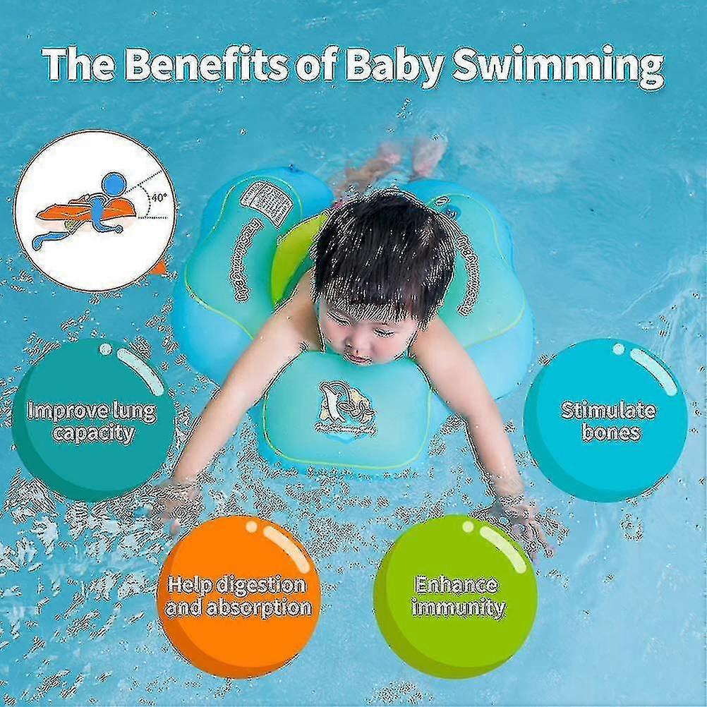 Free Swimming Baby Inflatable Baby Swim Float Children Waist Ring ...