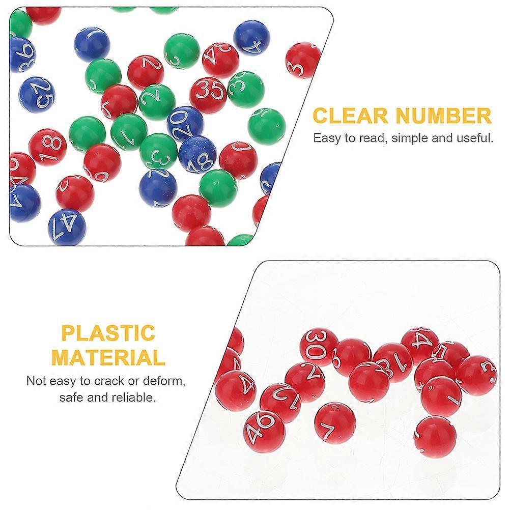 2 Packs Small Lottery Balls Raffle Plastic Balls Raffle Number Balls ...