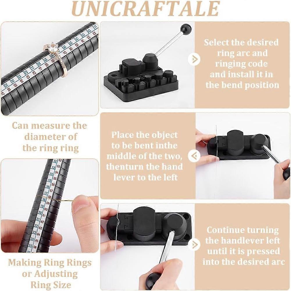 1 Set Jewelry Ring Bending Machine RingSizing Tool Ring Making Tools Ring Stretcher Sizing Tool ...