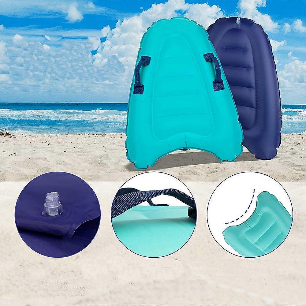 Inflatable bodyboard with handles, portable bodyboard swimming board ...