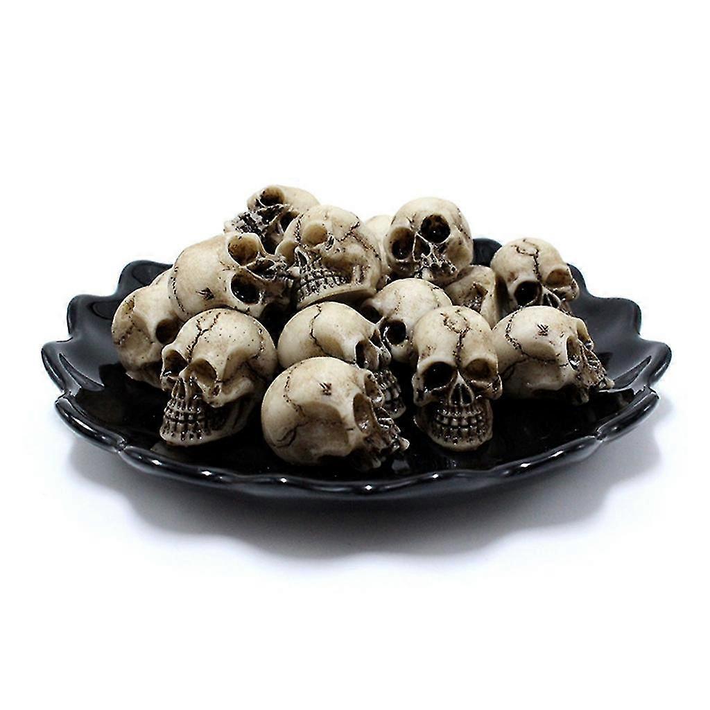 40pcs Tiny Skulls Pack Mini Skull Sculptures For Crafting And ...