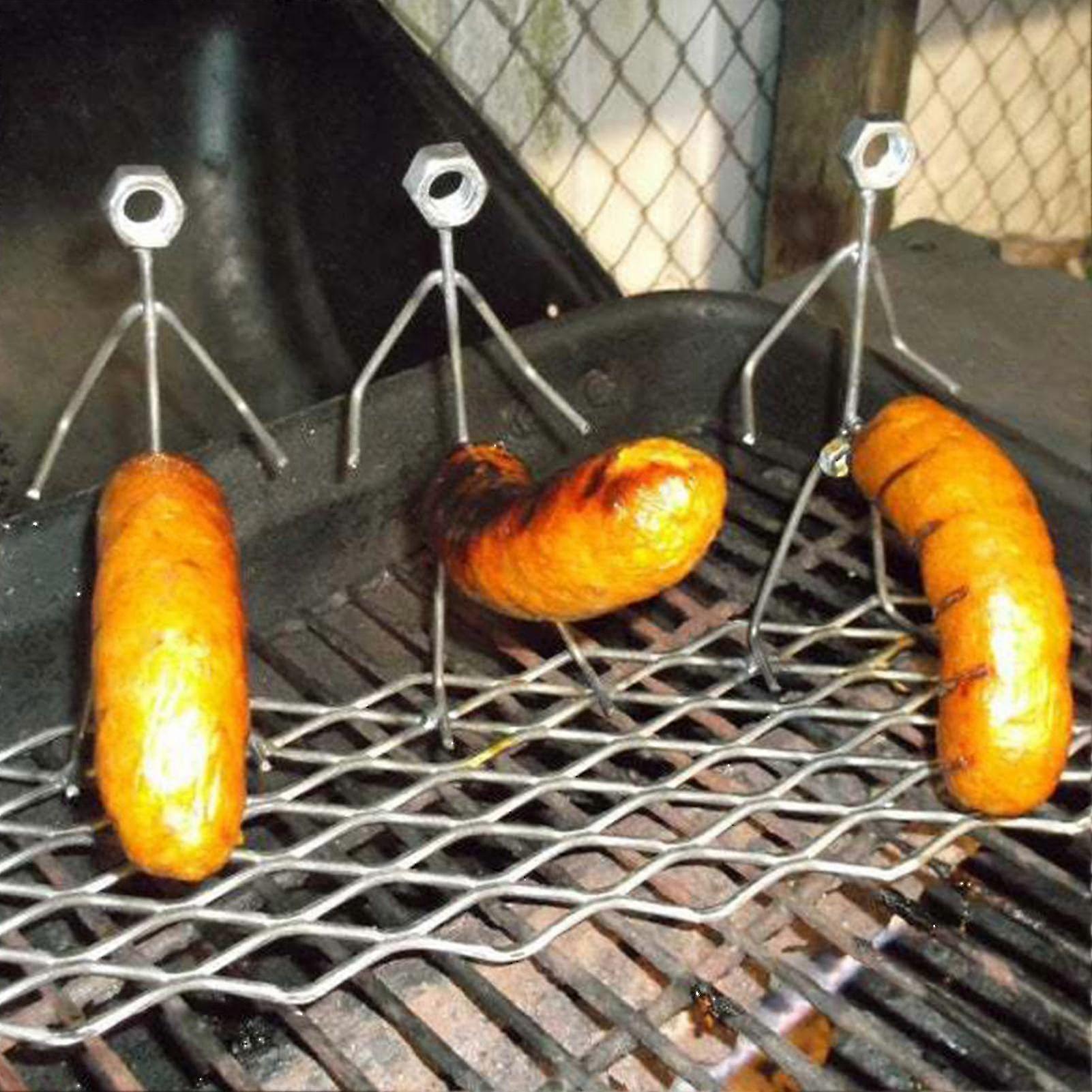 Chomel Bbq Hot Dog Roaster Rack Portable Grill Rack Stainless Steel ...